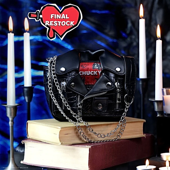 Bags | 3 Nib Glamlite X Chucky Tiffany Limited Edition Gothic Horror ...